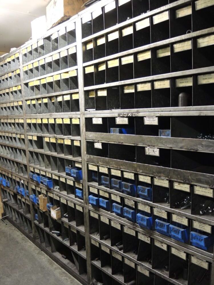 Small Parts and Tooling Storage Room - Content of Room | Seamless Steel ...