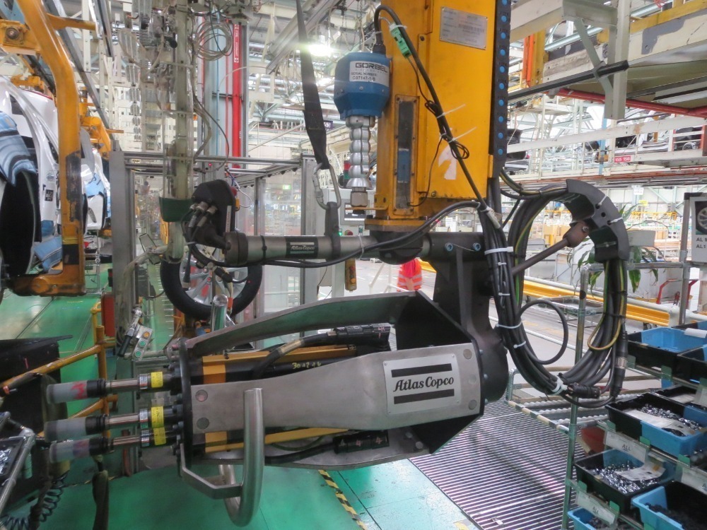 Atlas Copco 4230190280 Gang Head (LH & RH) Spindle wheel Nut Runner