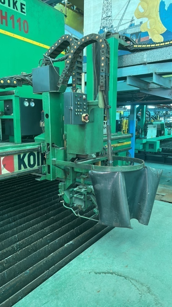 CNC PLASMA CUTTING MACHINE KOIKE SANSO KOGYO CO.,Ltd MYNUC 5500 D ...